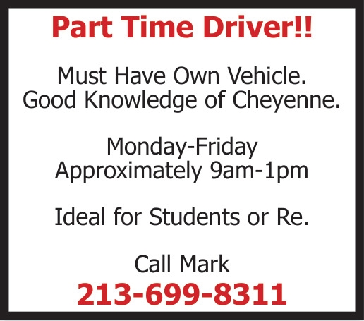 Part Time Driver, 213-699-8311